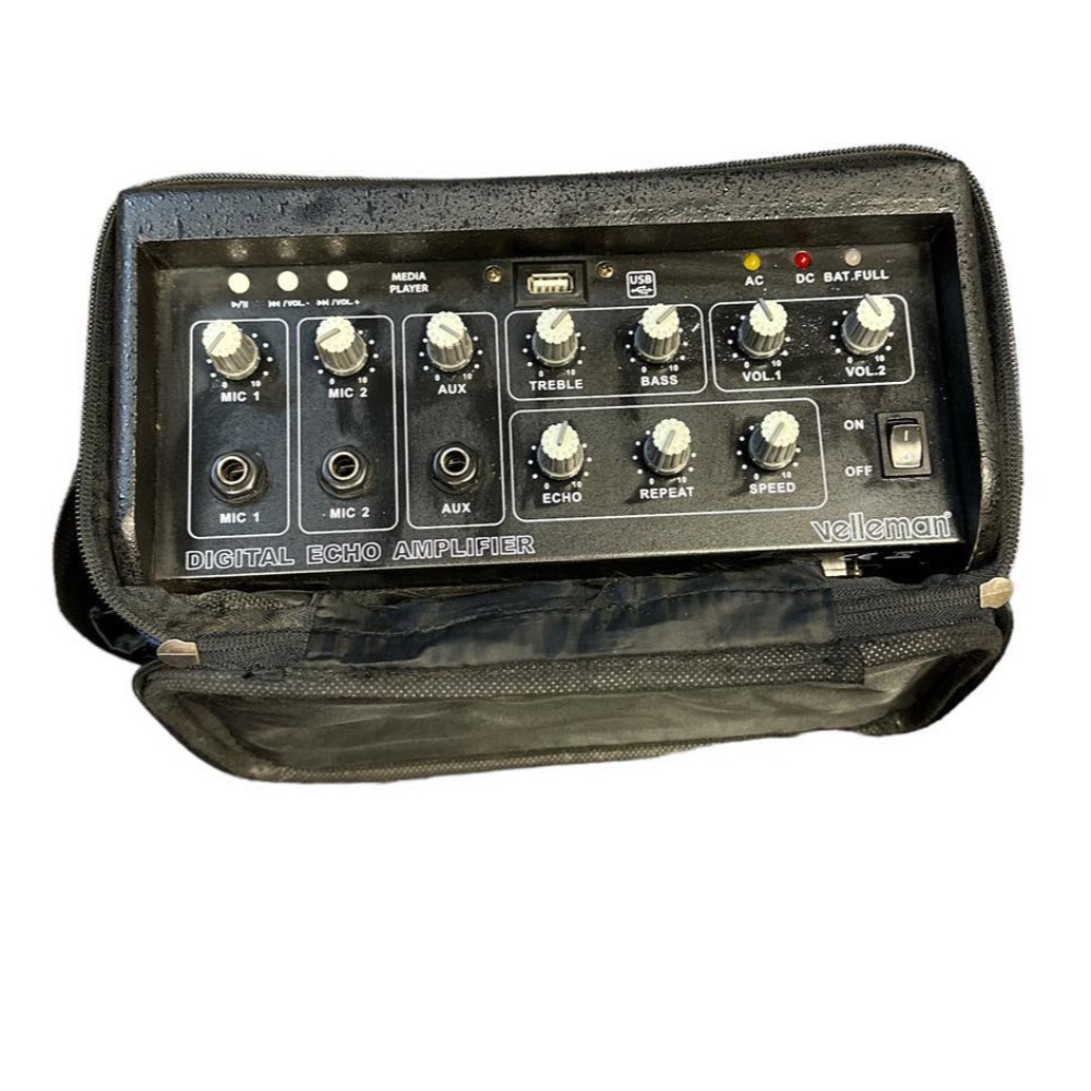 Pre-owned Velleman Portable Digital Echo Amplifier - Own4Less